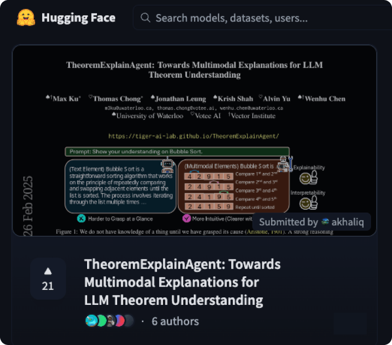 Theorem Explain Agent